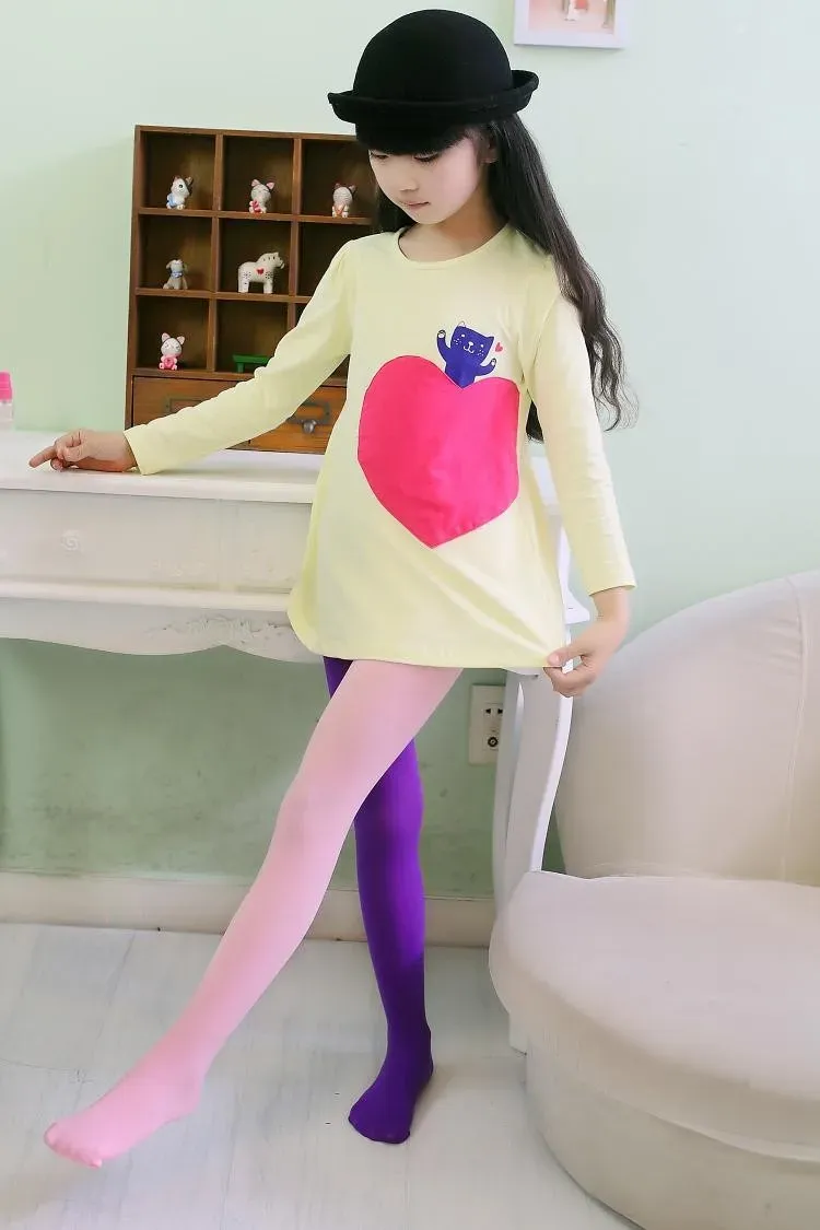 DHgate.com:Candy Color Patchwork Tights for Kids: Soft & Stretchy 2 ...
