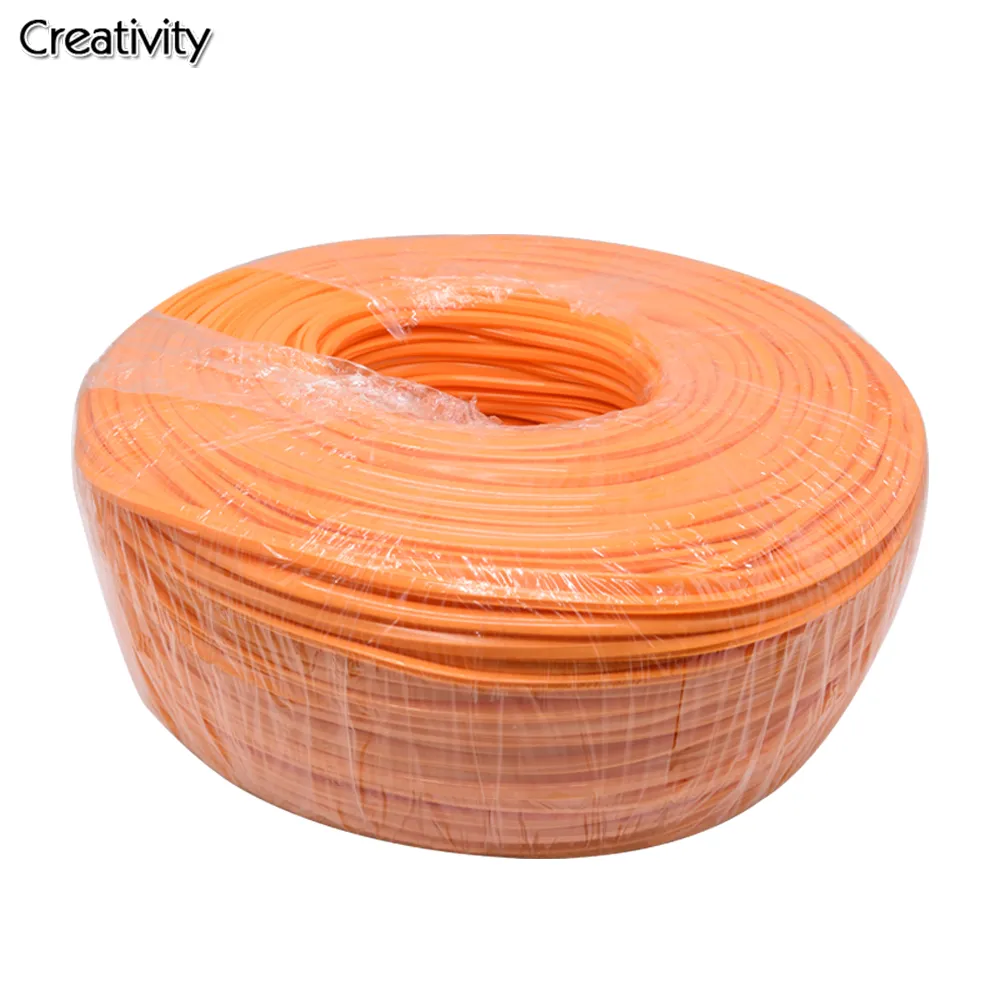 Aluminum Profile Slot Cover Panel - 4M/6MM Black & Orange Flat Seal for ...
