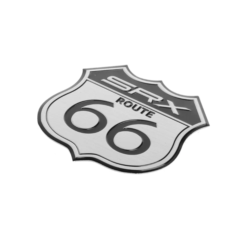 3D Car Badge Emblem Sticker Decal Metal Route 66 US For Cadillac SRX ...