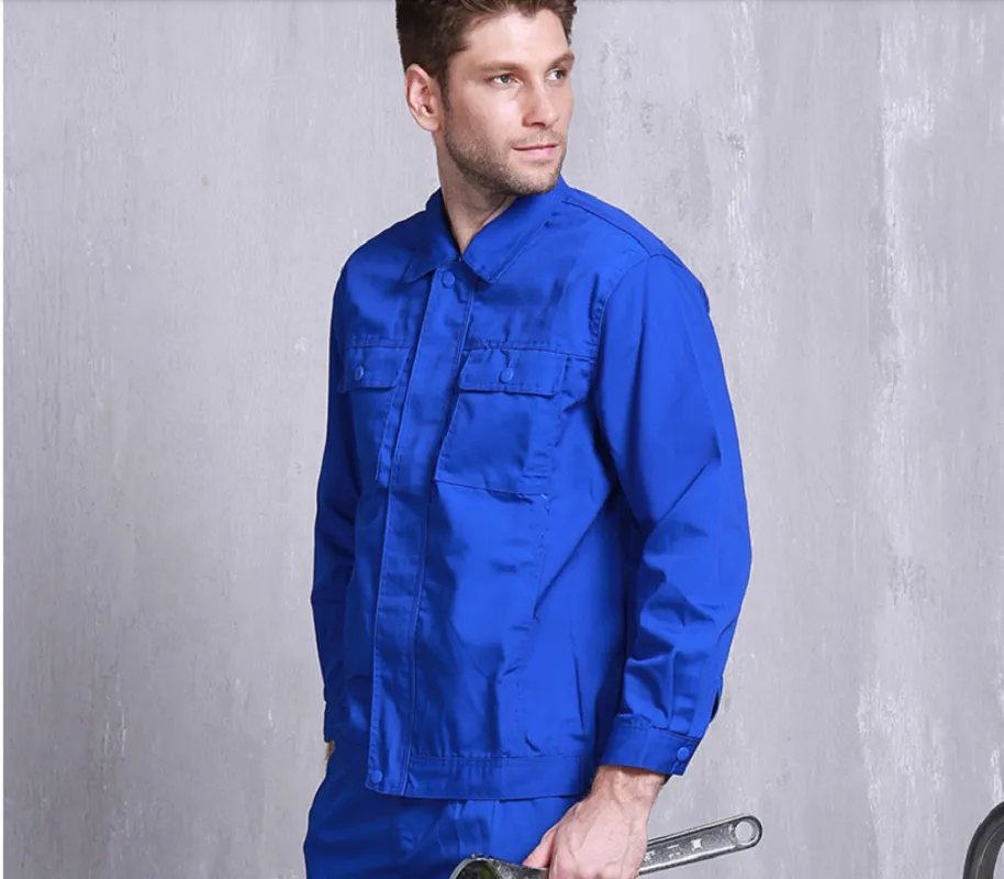 2024 Industrial Workwear Set: Tear-Resistant Coverall Uniform for Auto ...