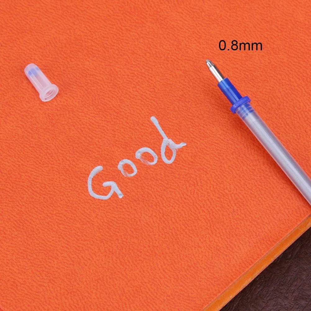 100-Leather Marking Refillable Pens, Silver Mercury Refillable Marker ...