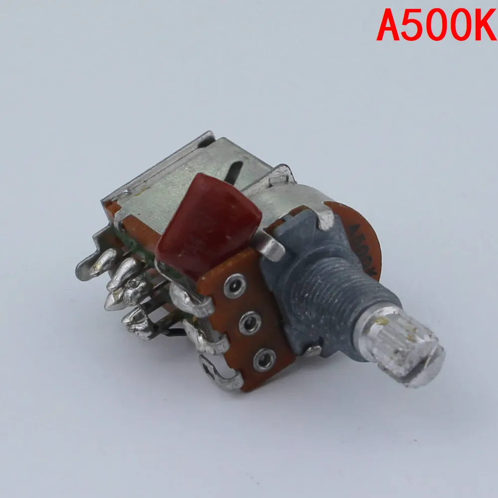 Alpha 500k Audio Taper Push/Pull Potentiometer for Guitar and Bass with ...