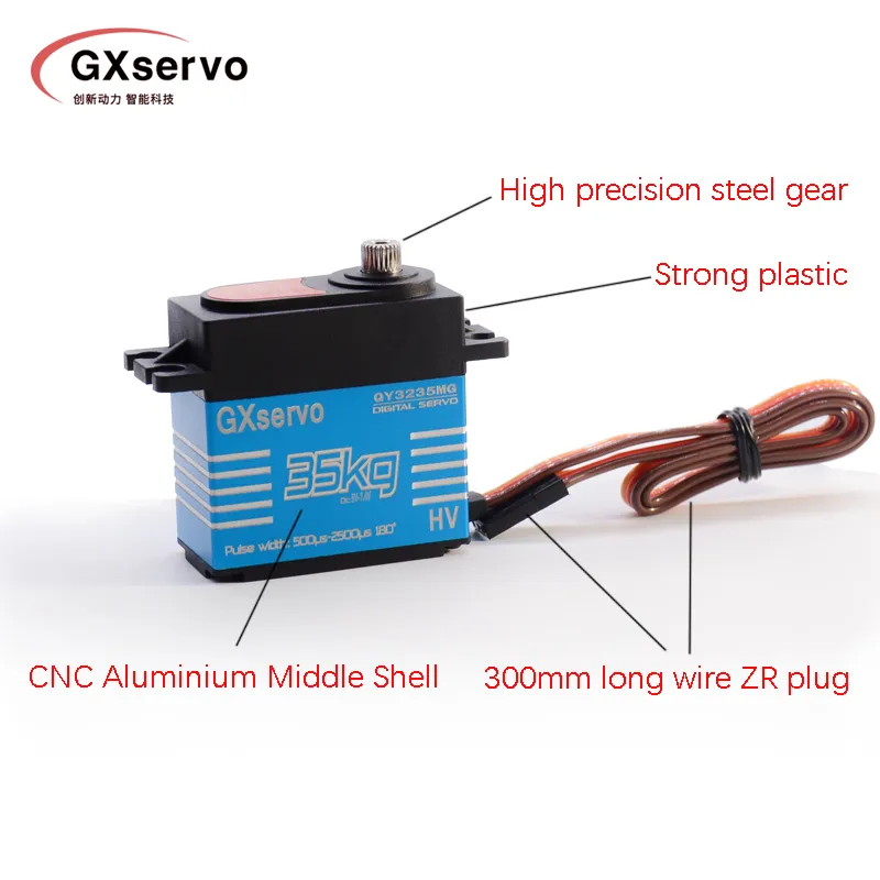 High-Speed 35-40KG Metal Gear Digital Servo for 1/8 1/10 RC Truck ...
