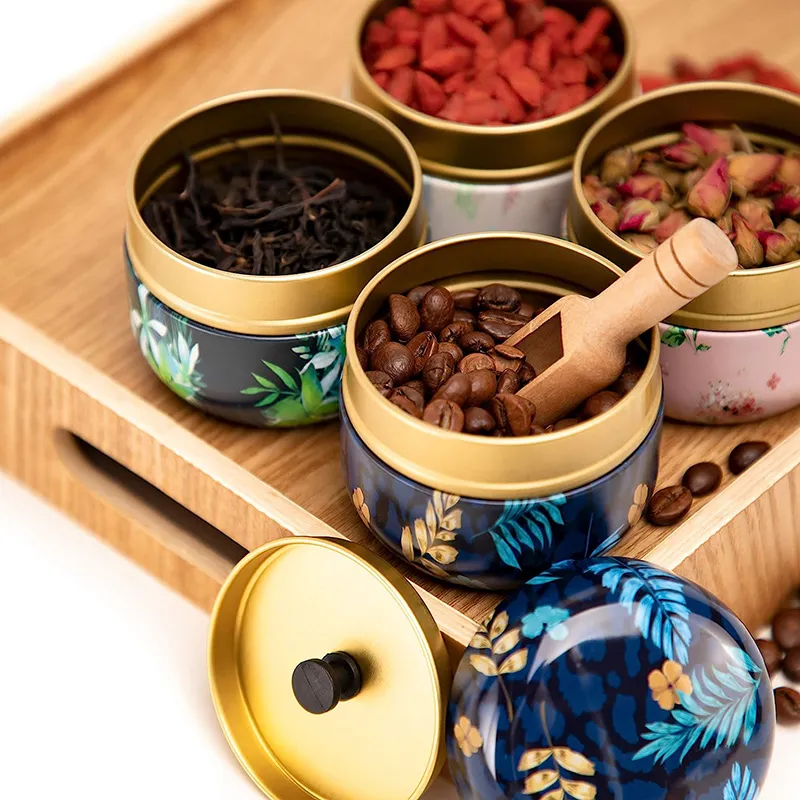 DHgate.com:1Pc Mini Metal Tea Coffee Tin Cans Storage Container Jars ...