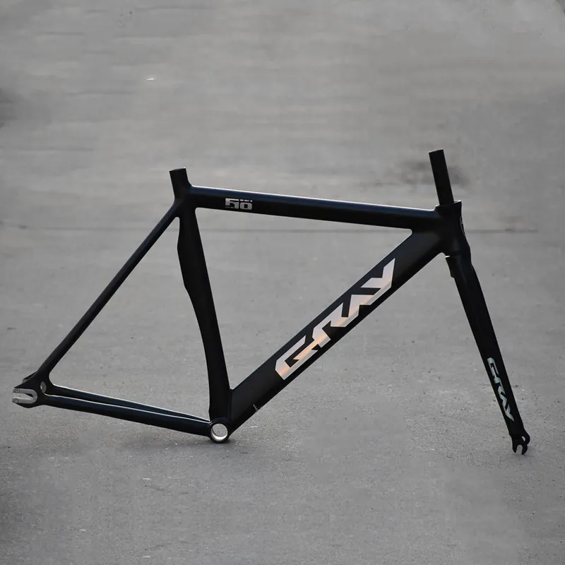 GRAY F10 Fixed Gear Frame, Aluminum Single Speed Racing Bicycle Frames ...