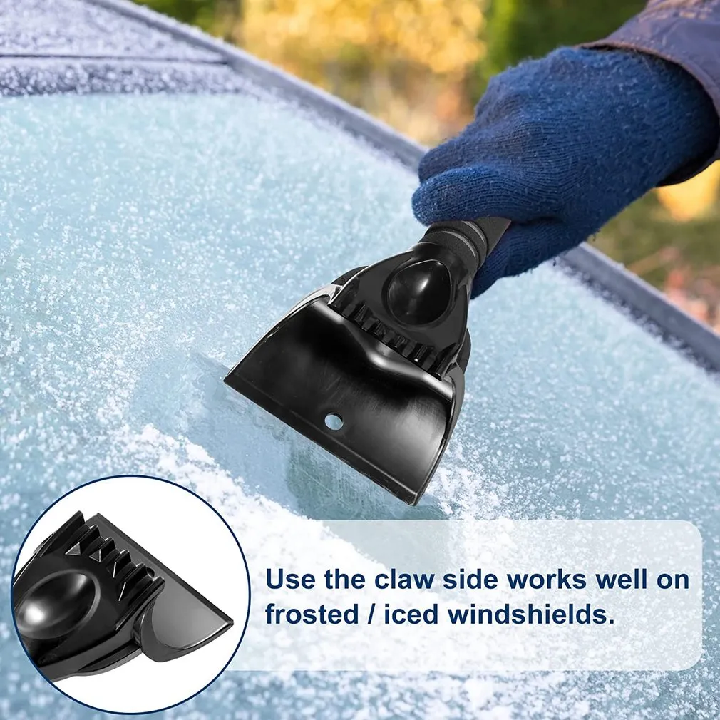 Car Snow Brush and Ice Scraper with 12 in Brush and Plastic Ice Scraper ...