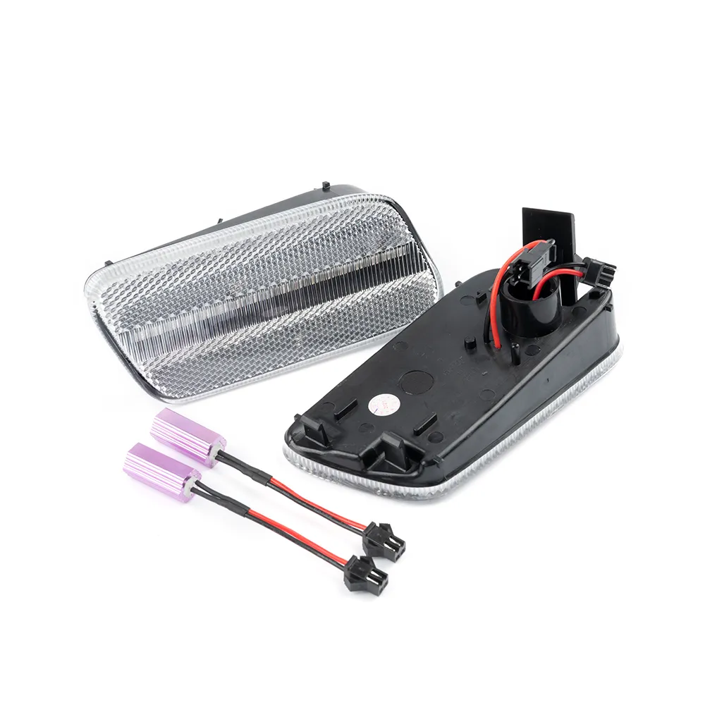 DHgate.com:Upgraded Smoked LED Front Side Marker Lights for Mercedes ...