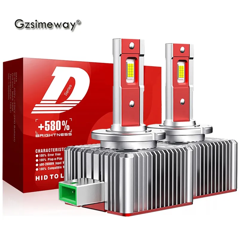 2X 70W 32KLM Super Bright LED Headlight Bulbs - D Series - Plug&Play ...