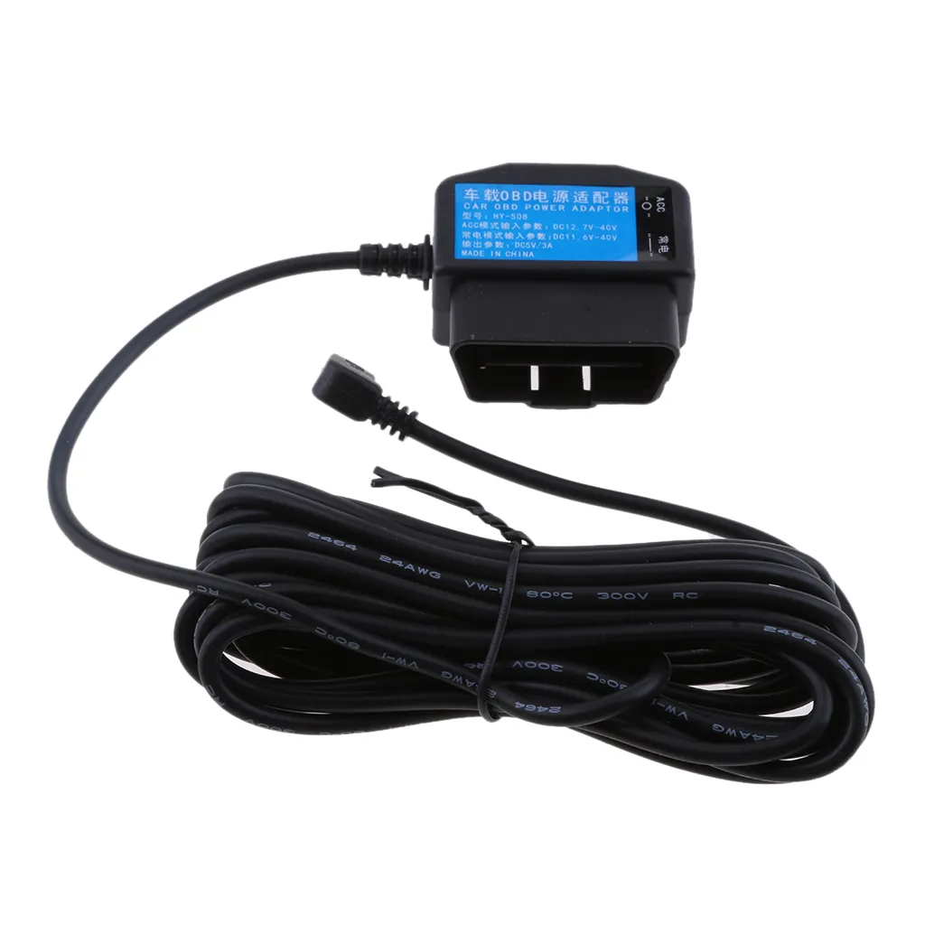 Dash Cam Hardwire Kit 12/24V To 5V 3A Car DVR Power... From Ddmydec ...