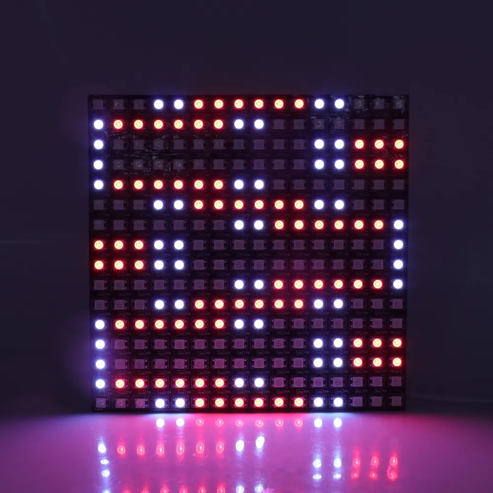 WS2812B LED Pixel Art Programmable LED Display Board RGB Full Color HD ...