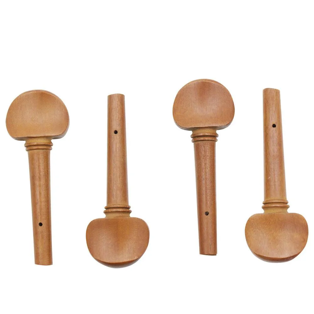 Mahogany Ebony Violin Pegs - 4/4 Violin Open Hole Tuning Peg String ...