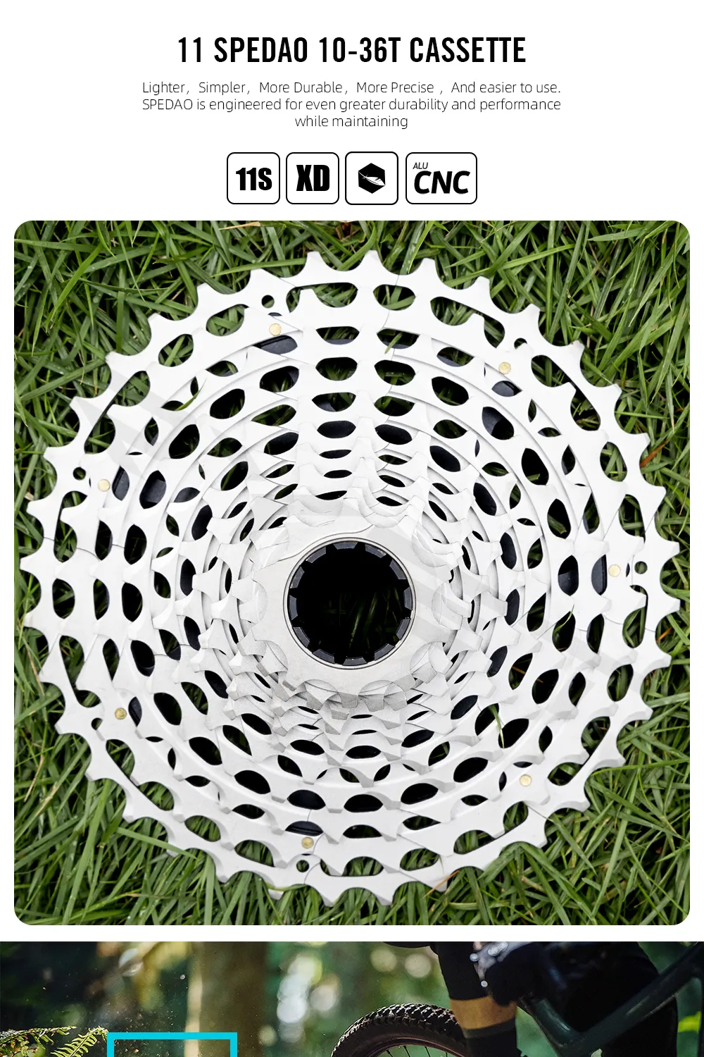 SPEDAO XD CASSETTE 11s 10 36T 11 Speed Bike Freeewheel XD Super Light CNC 285g Road Bicycle ...