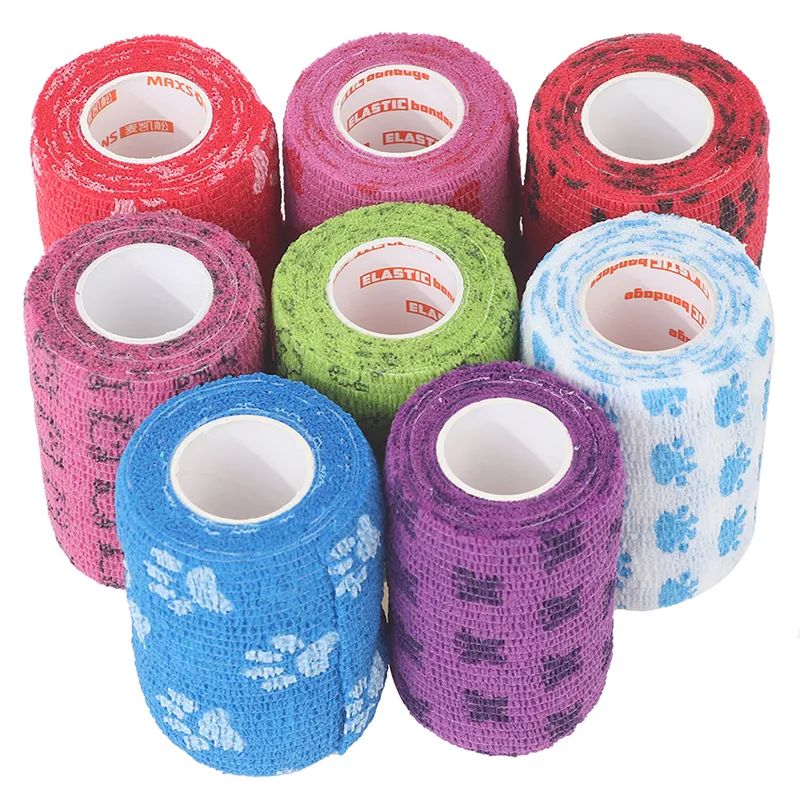 DHgate.com:2 PackSelf-Adhesive Pet Elastic Bandage Wrap for Dogs, Cats ...