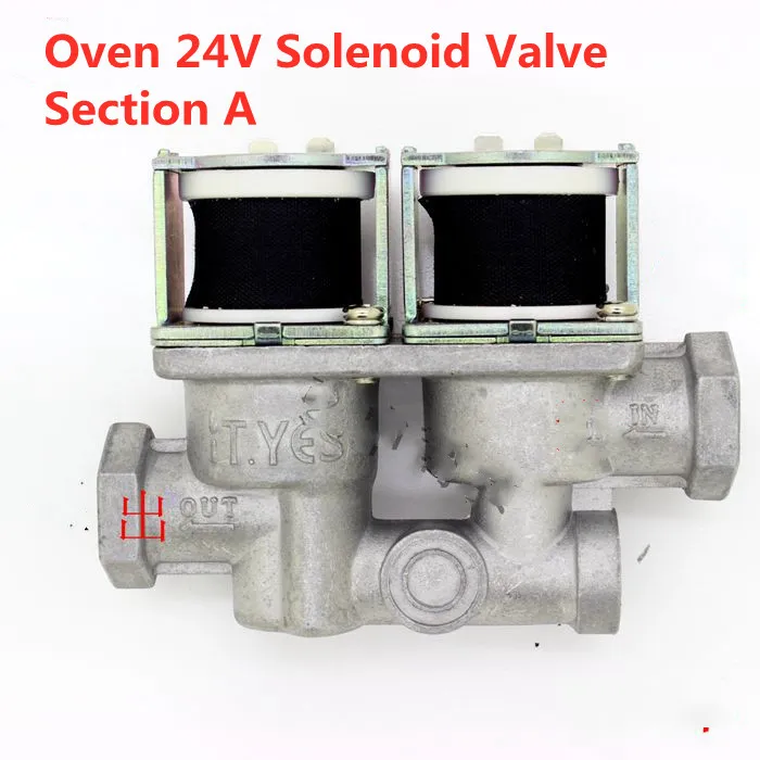 24V Wheat Solenoid Valve - Durable Gas Oven Solenoid Valve for Hongling ...