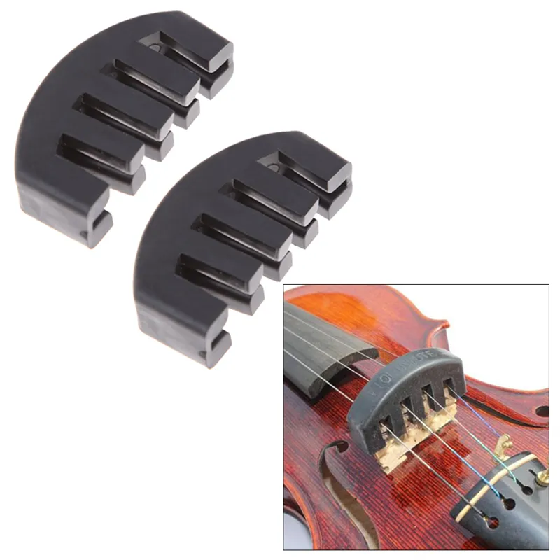 Professional Rubber Five Prong Violin Mute Silent Practice For 1/2 3/4 ...