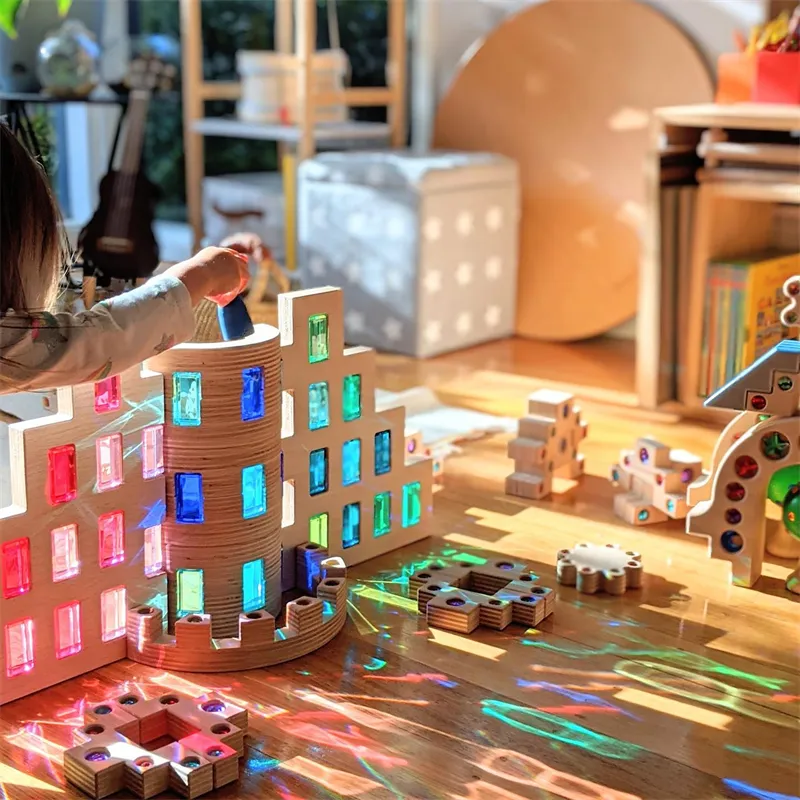 Cmy Cube Rainbow Crystal Cubes At Lakeshore Learning Sensory Strips