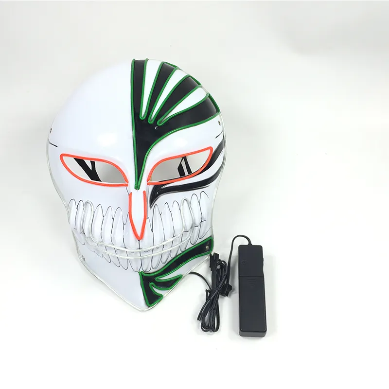 DHgate.com:Bleach Glowing EL Wire Cosplay Mask for Halloween, Anime ...
