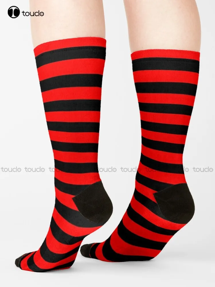 DHgate.com:Unisex Colorful Horizontal Striped Cotton Blend Work Socks ...
