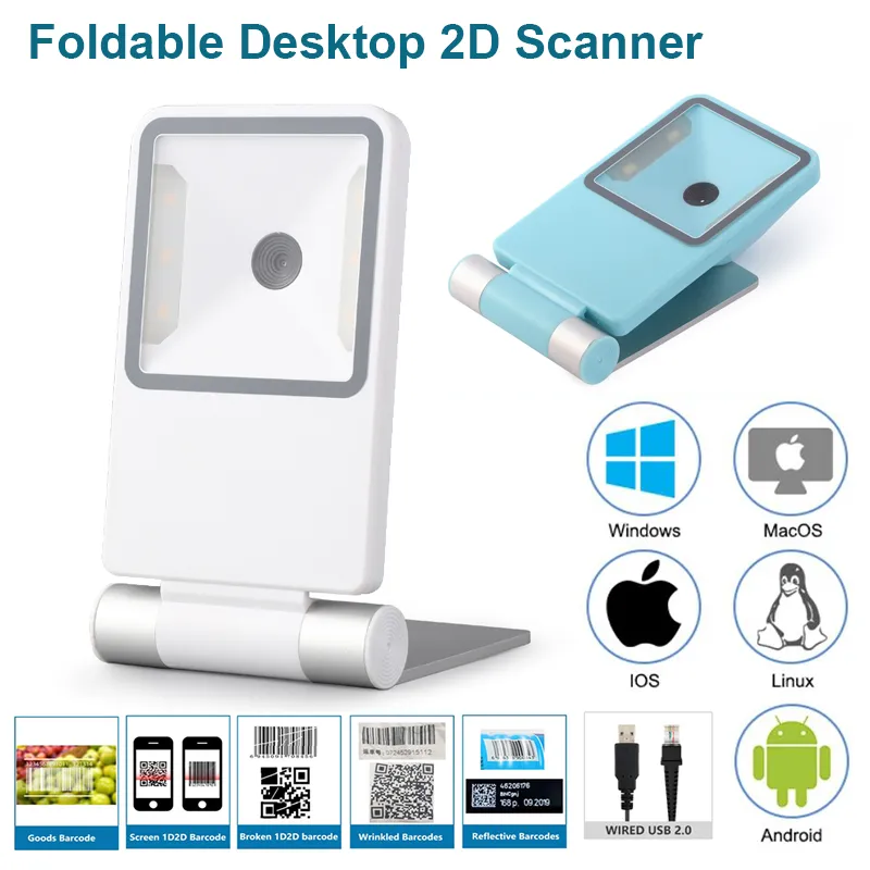 Wholesale New Arrial Foldable Omnidirectional Desktop 2D Barcode ...