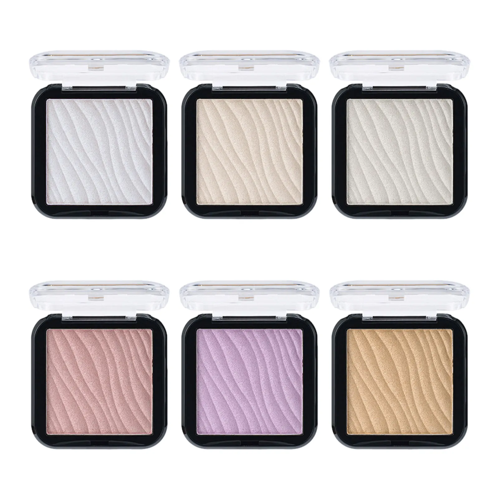 Makeup Shimmer Highlighter Powder Palette - Base Highlight, Face ...