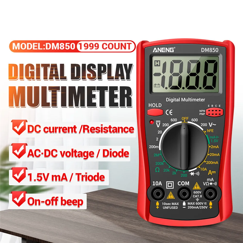 DHgate.com:2024 High-Precision LCD Digital Multimeter: Portable AC/DC ...