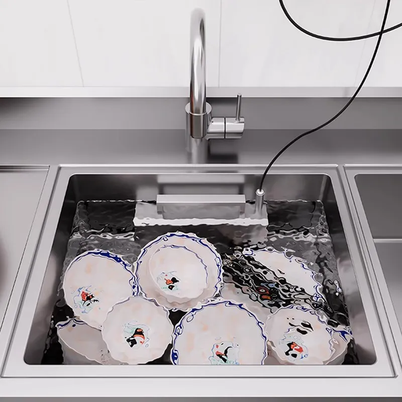 Ultrasonic sink dishwasher store