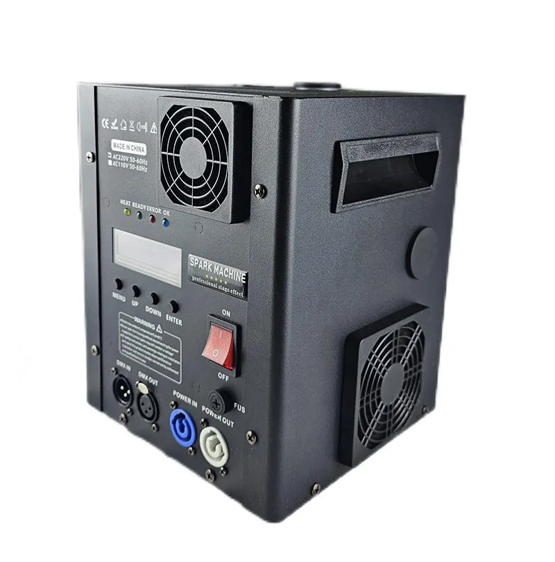 2 Pack 700W/600W Cold Spark Machine Flightcase with DMX Remote for ...