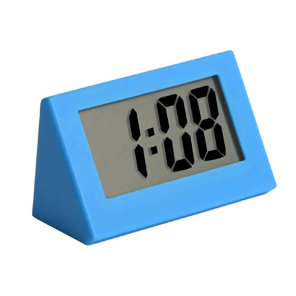 Compact Digital Desk Clock - Mini LCD Table Clock for Home, Office ...
