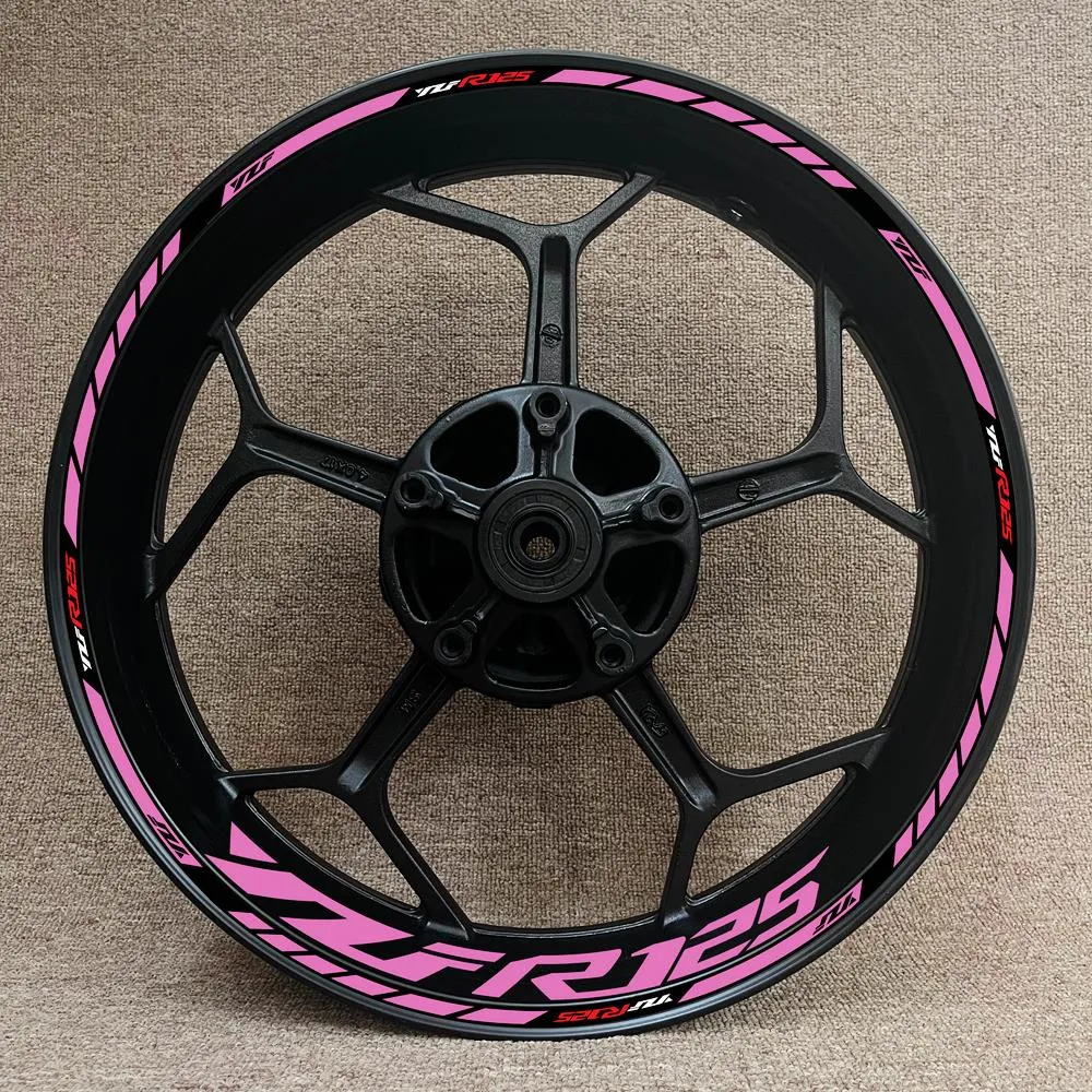 Premium Wheel Rim Decals: Reflective, Waterproof Motorcycle Stickers ...