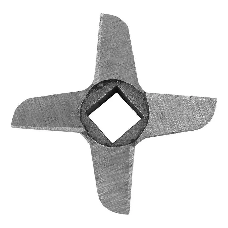 4-Blade Meat Grinder Replacement Blade - Square Hole - Kitchen Meat ...