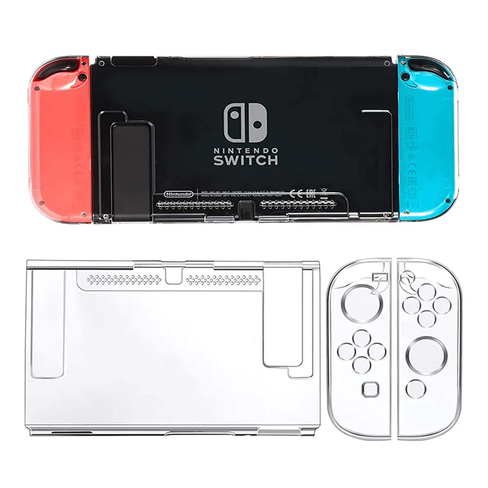 Soft TPU Transparent Shell Protective Case for Nintendo Switch Console ...