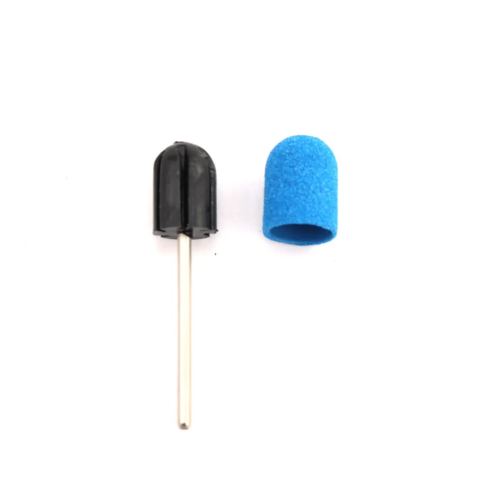 Electric Nail Sanding Caps, 10-15mm Milling Nail Base with Rubber Grip ...