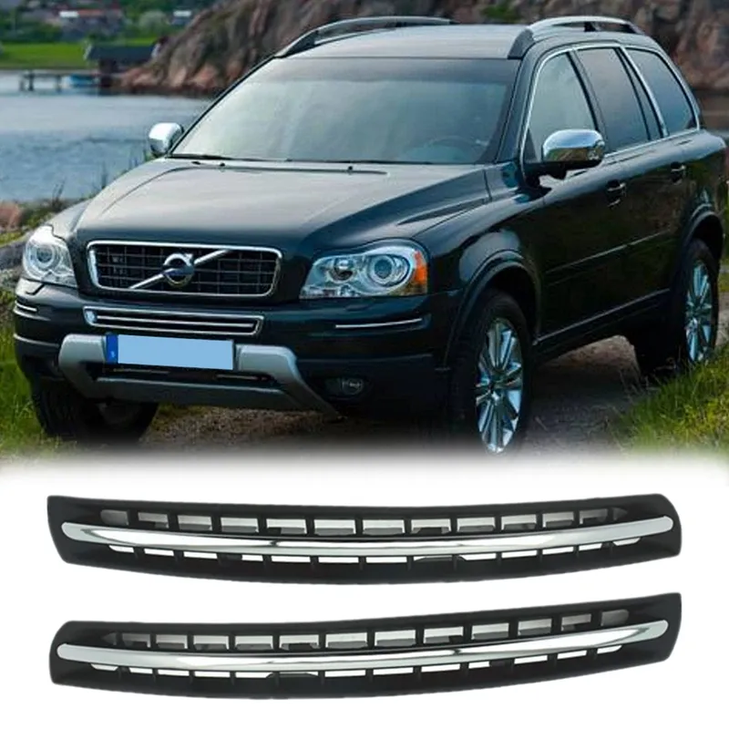 Car Left Right Chrome Front Bumper Air Vent Cover Trim Grille for Volvo ...