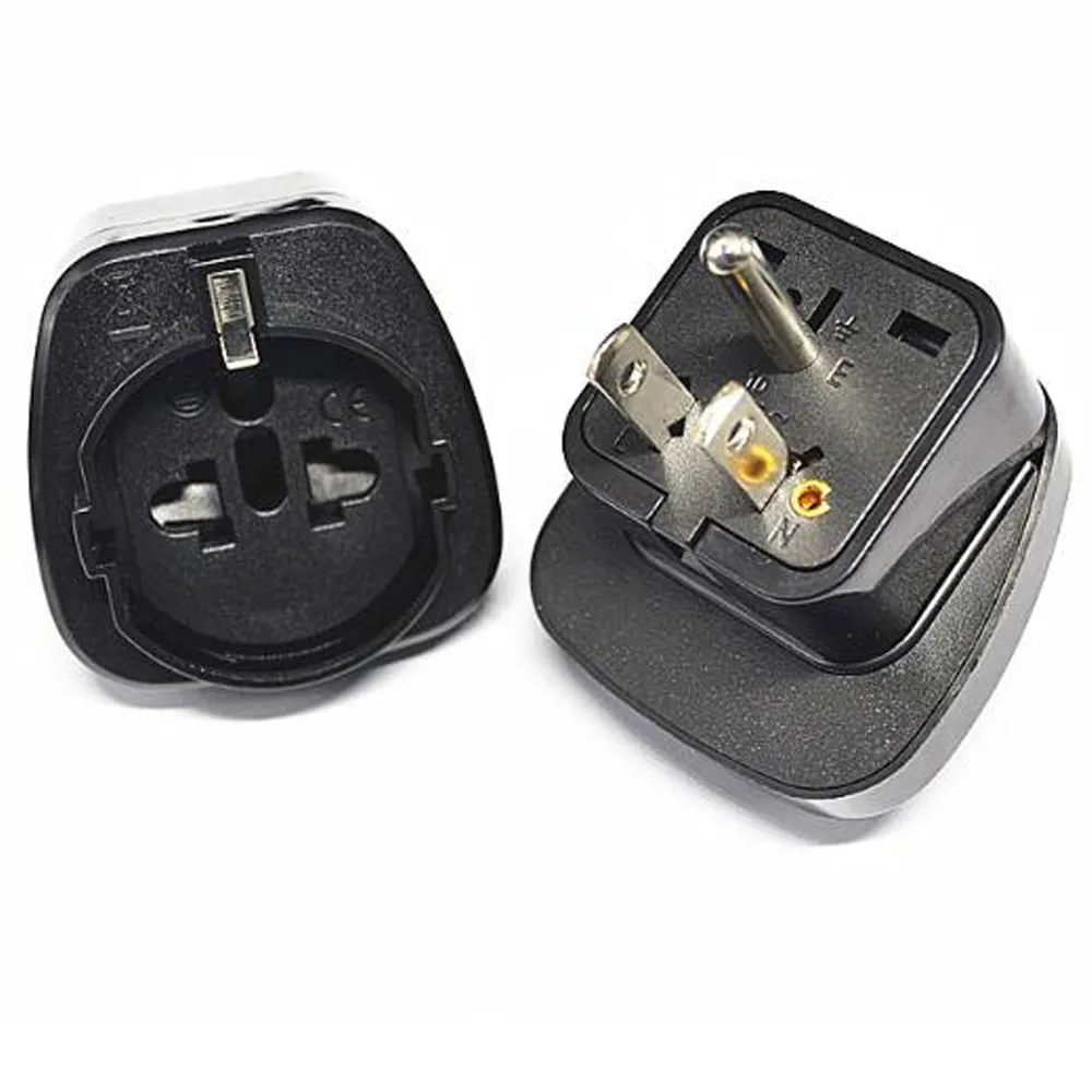 10A 250V Plug Adapter: USA Till AU/UK/EU Resekonverterare Med Jordat ...