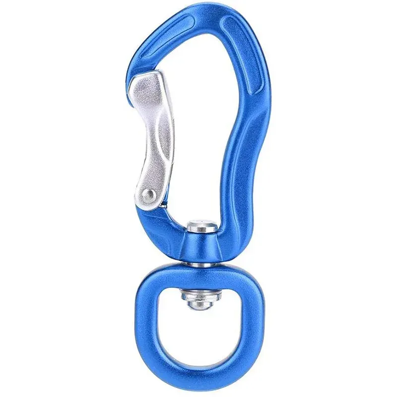 360° Swivel Carabiner Clip - Rotating Spinner Hook, Small Wire Gate ...