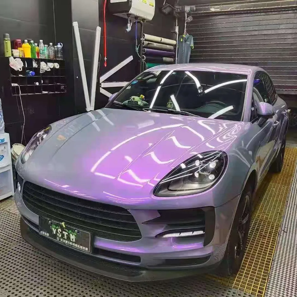 Wholesale Phantom Violet Purple Vinyl Car Wrap Film Glossy DIY Body ...