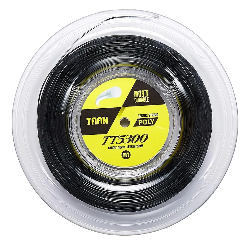1 Reel Durable Polyester TAAN TT5300 1.30mm Tennis String 200m String ...