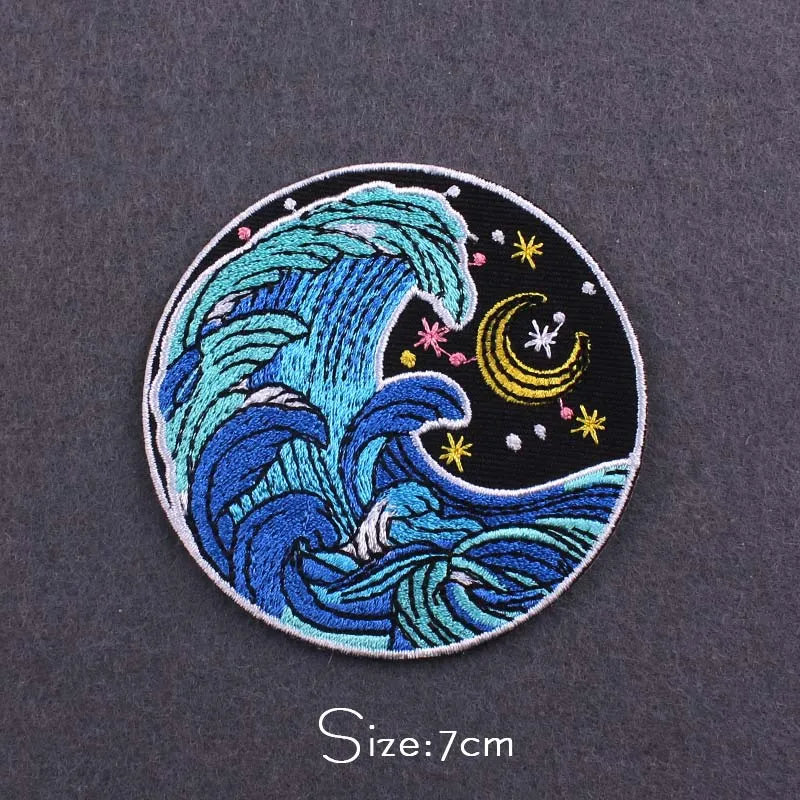 DIY Mountain tire patch kits - Van Gogh Wave Design for Clothing ...