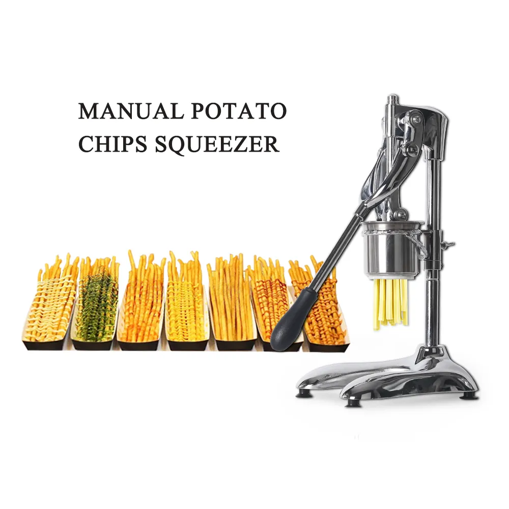 DHgate.com:Manual Long French Fries Maker 20-30CM Dough Chips Squeezer ...
