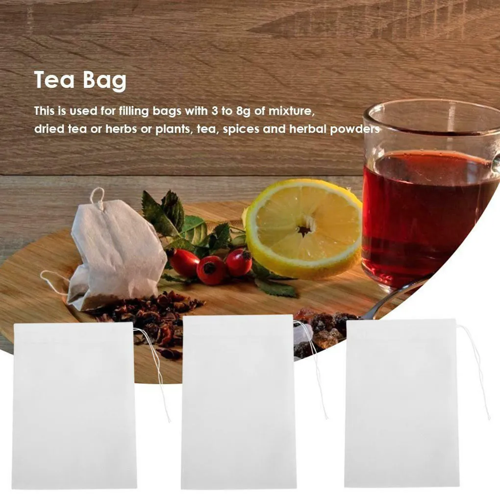 100/300/400/500/1000 Fragrant Disposable Tea Bags with Seal & String ...