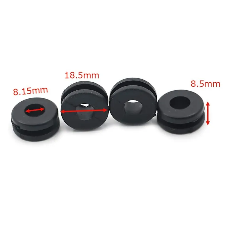 Solid Rubber Mount Grommets for Yamaha DT50 MX250 TT600 Motorcycle ...
