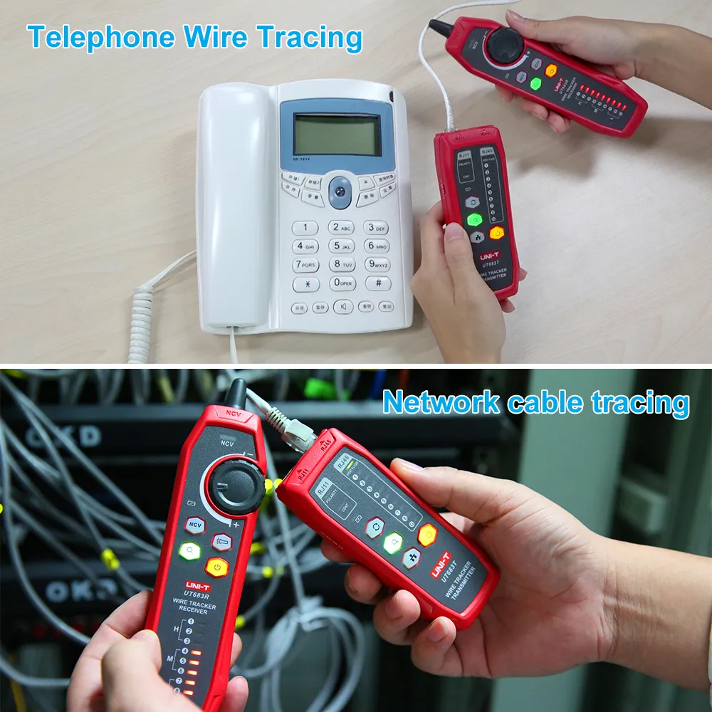 Ethernet Tester Tool & Electric Wire Finder Kit: Intelligent Cable ...