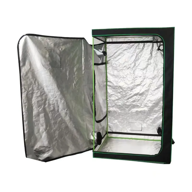 Grow Tent: 600D Hydroponics Indoor Plant Growing Tent with LED Light ...