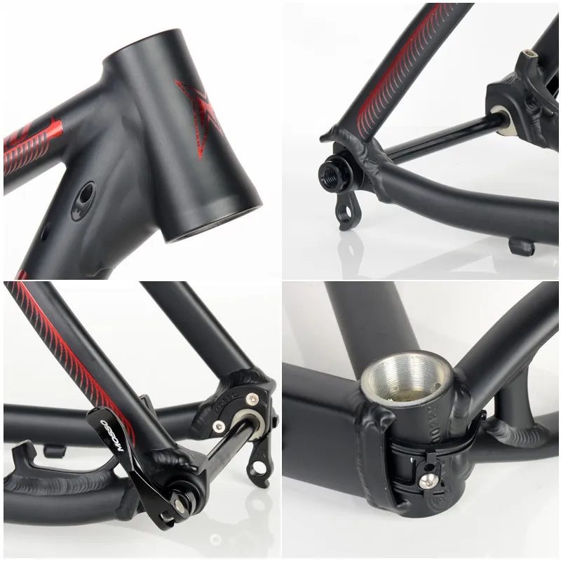 MOSSO 27.5 Mountain Bike Frame: Aluminum Alloy MTB Frame With Barrel ...