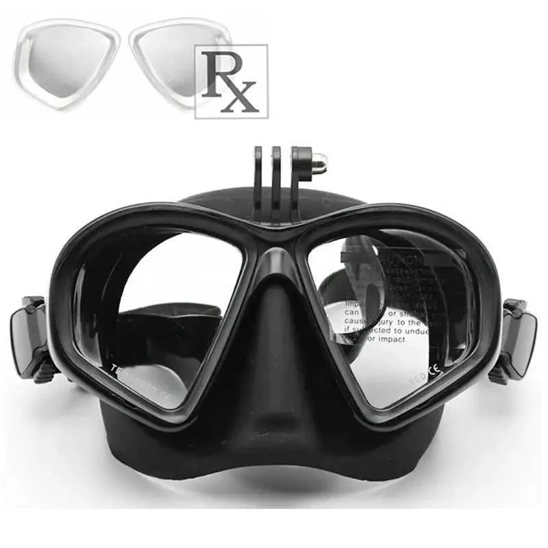 Customized Low Volume Scuba Diving Snorkel Mask For Gopro W241109 ...