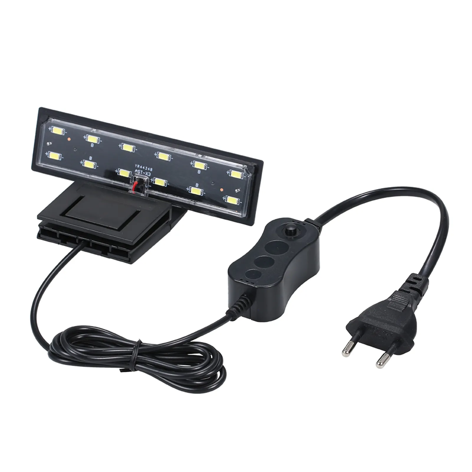 6W LED Aquarium Light Clamp Clip Fish Tank Lamp - White Portable ...