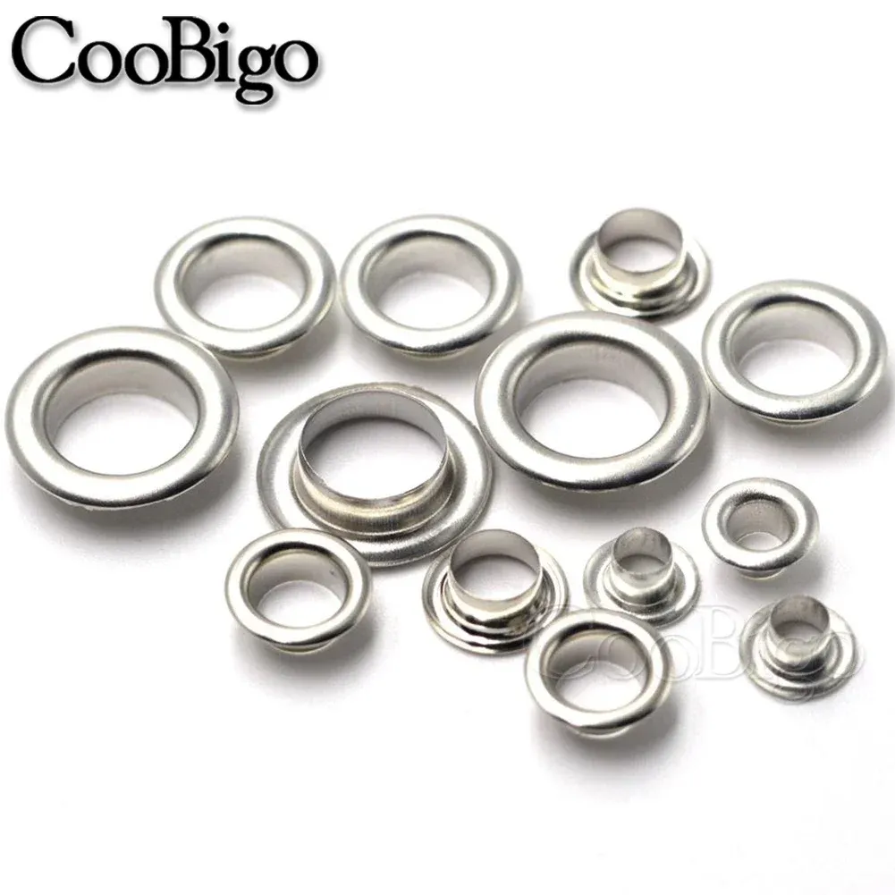 Round Metal Eyelets for Leather Crafts - Silver Finish - Shop Now! from ...
