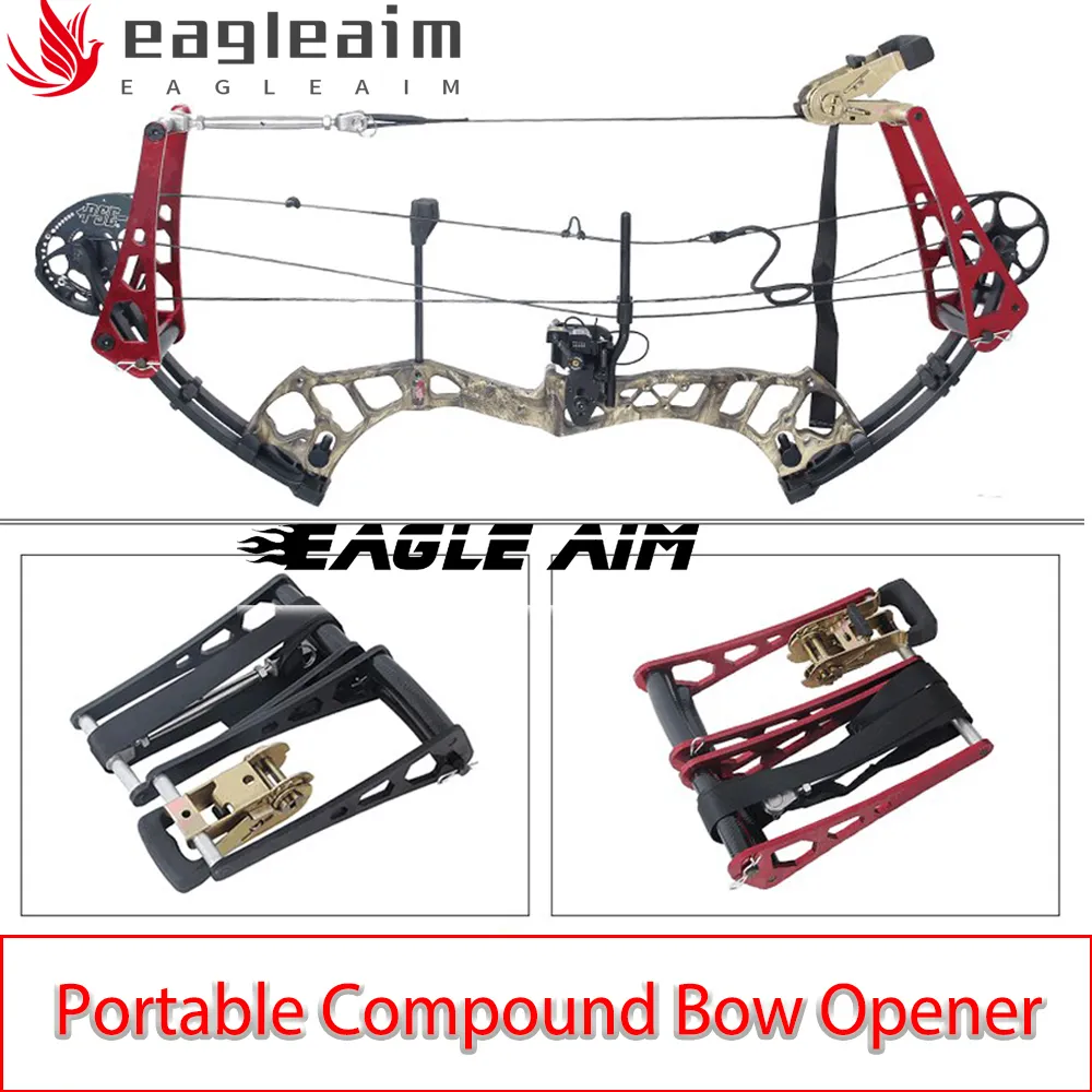 Portable Archery Bow Press Tool: Compound Bow String Changer & Adjuster ...