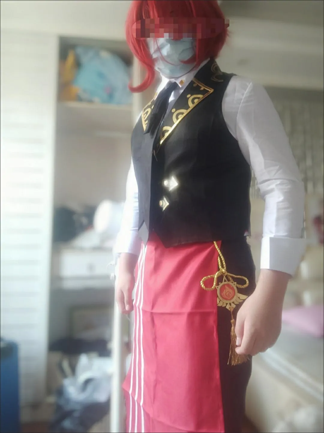 Disfraz De Anime Masculino Genshin Impact Diluc Cosplay Disfraz: KFC ...