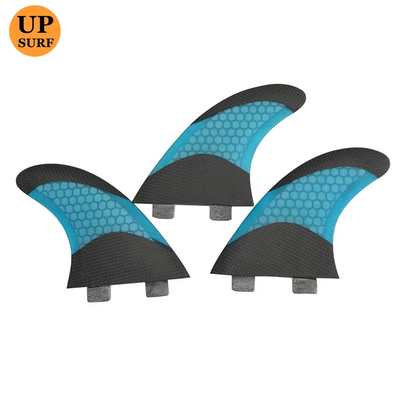 Surfboard Fin UPSURF FCS G5 G7 PM-M Fiberglass Honeycomb Double Tabs ...